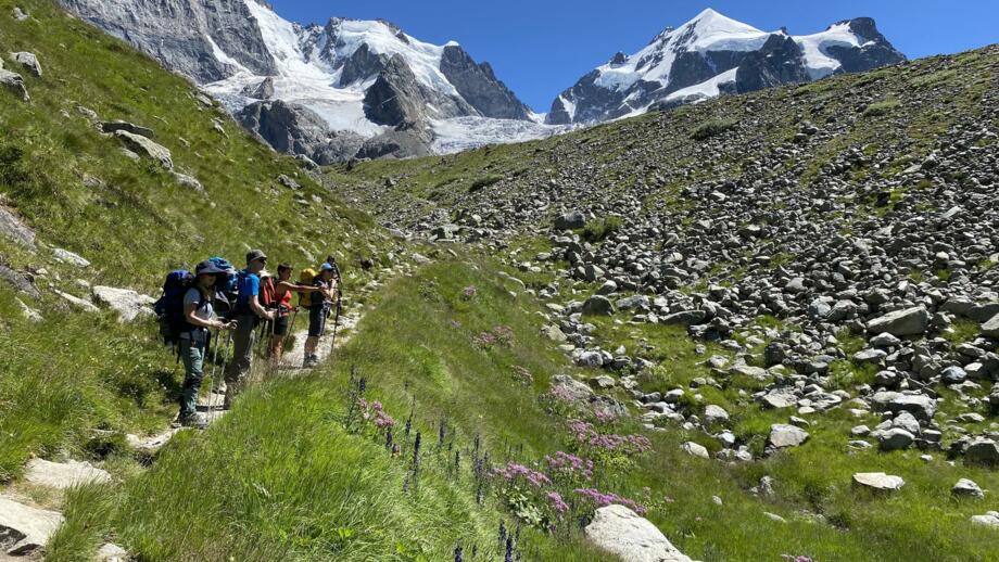 Der Bernina-Trek: Hütten-Wanderwoche durch das Engadin