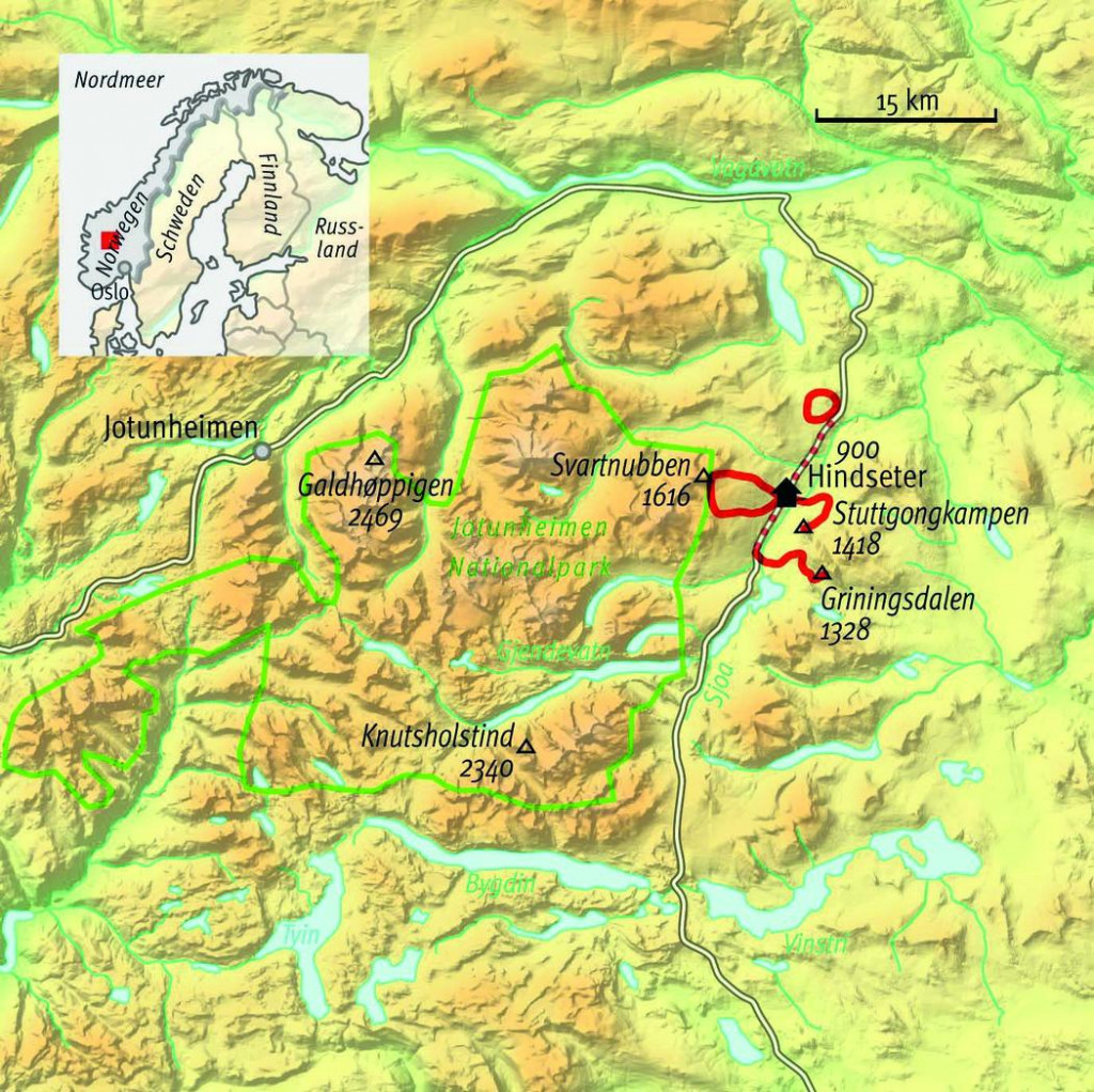 Nationalpark Jotunheimen – Wanderreise zum höchsten Gebirge Norwegens ...